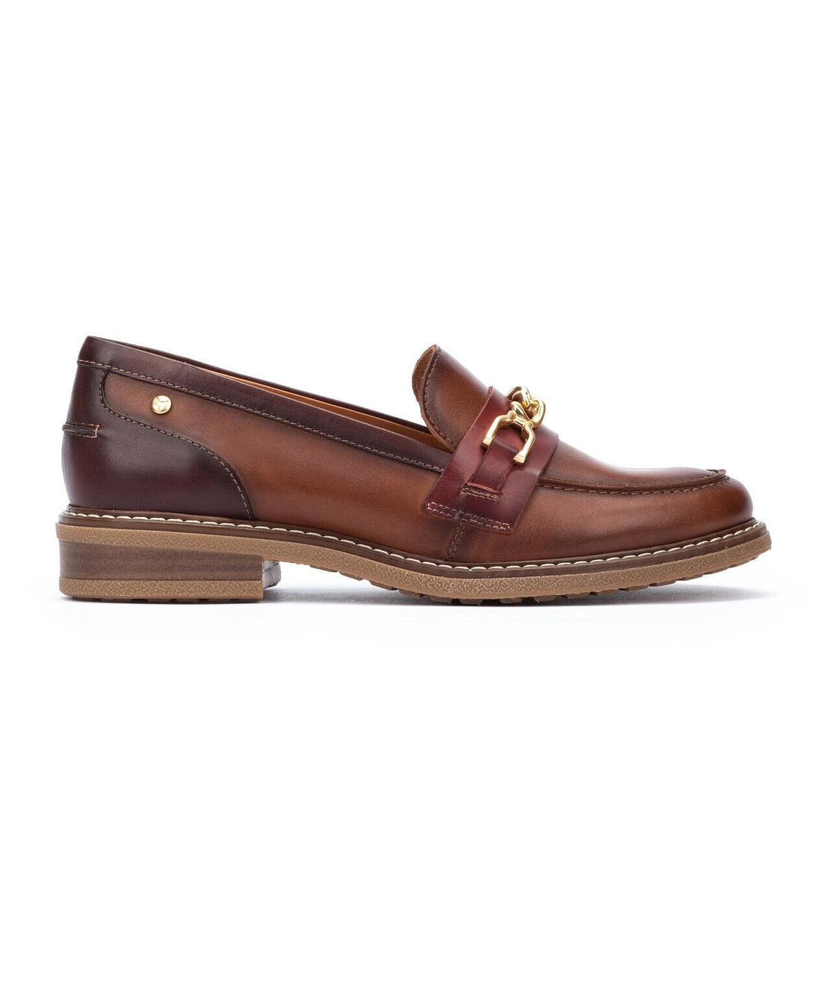 Pikolinos Aldaya - woman's Loafer - Brown leather - Chaplinshoes
