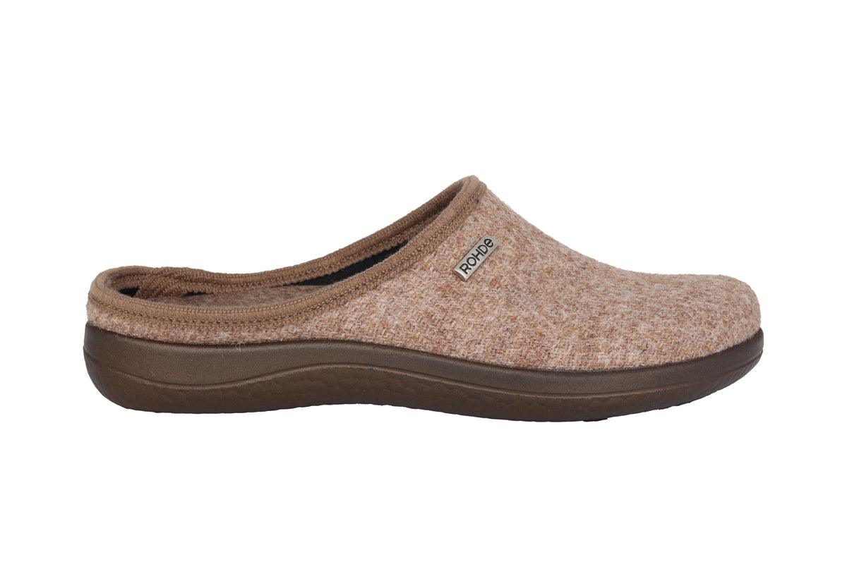 Rohde Bari - woman's Clogs - Beige synthetic - Chaplinshoes