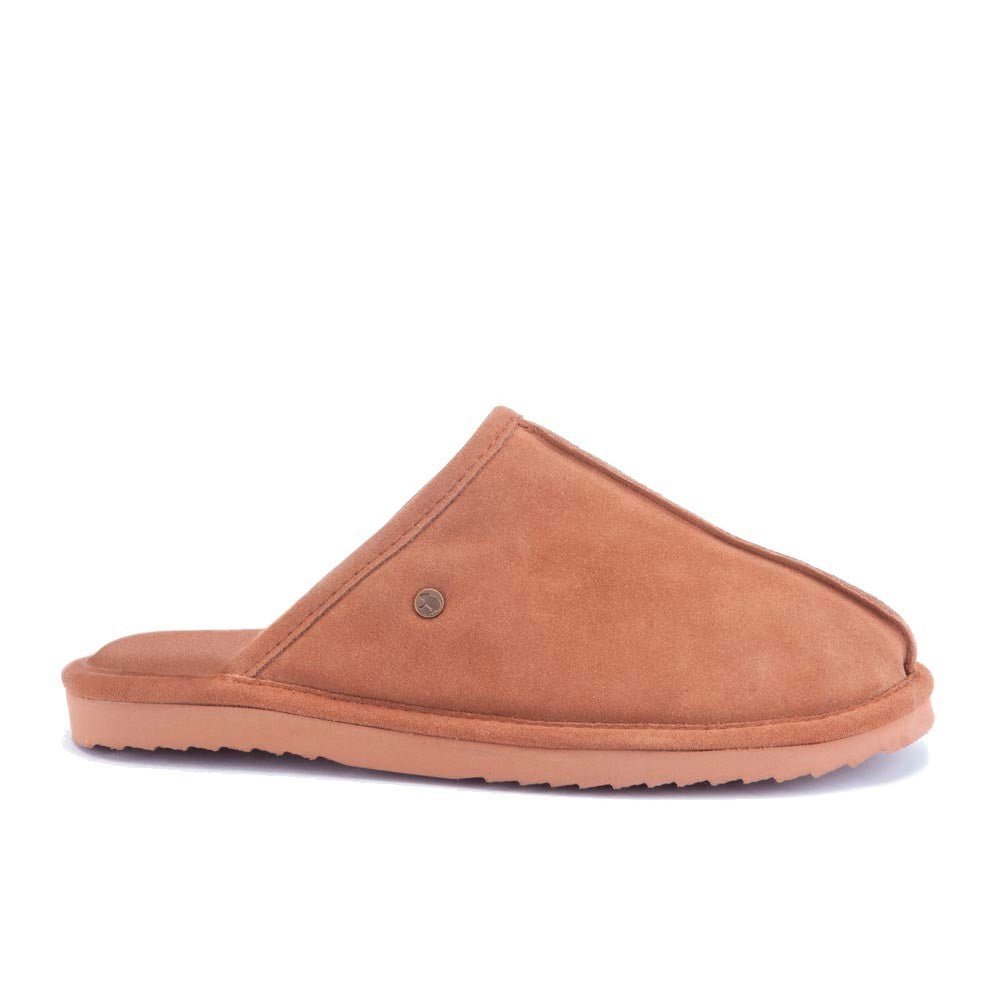'Barron' men's home slipper - Cognac brown