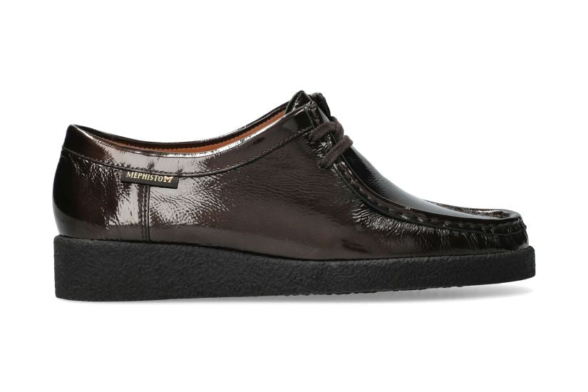 Mephisto Christy - woman's Lace-ups - Bronze leather - Chaplinshoes