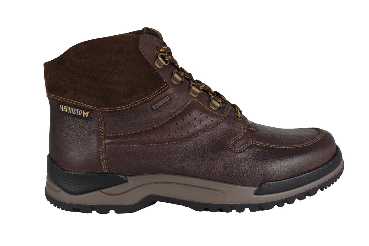 Mephisto Clint-MT men's waterproof boot - brown leather - Chaplinshoes.com