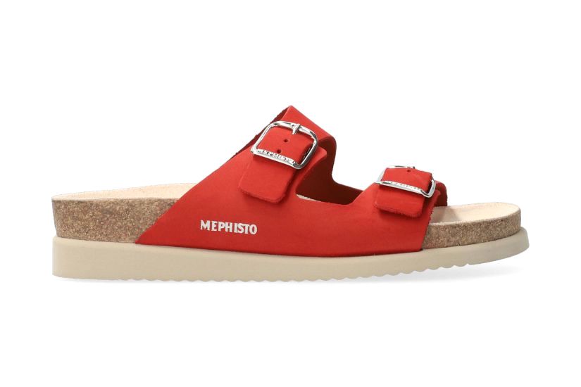 Mephisto Harmony - woman's Sandals - Red nubuck - Chaplinshoes