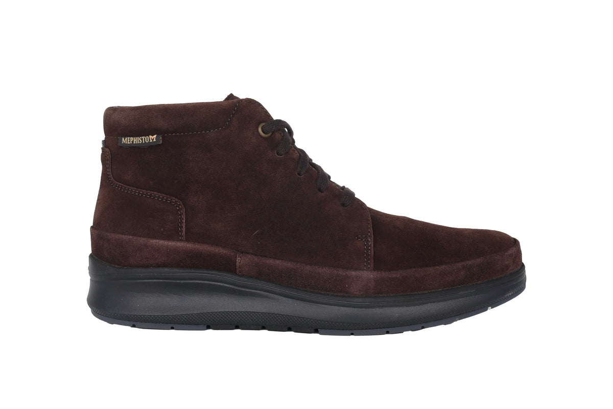 Jeffrey Men's Dark Brown Ankle Boots – Mephisto