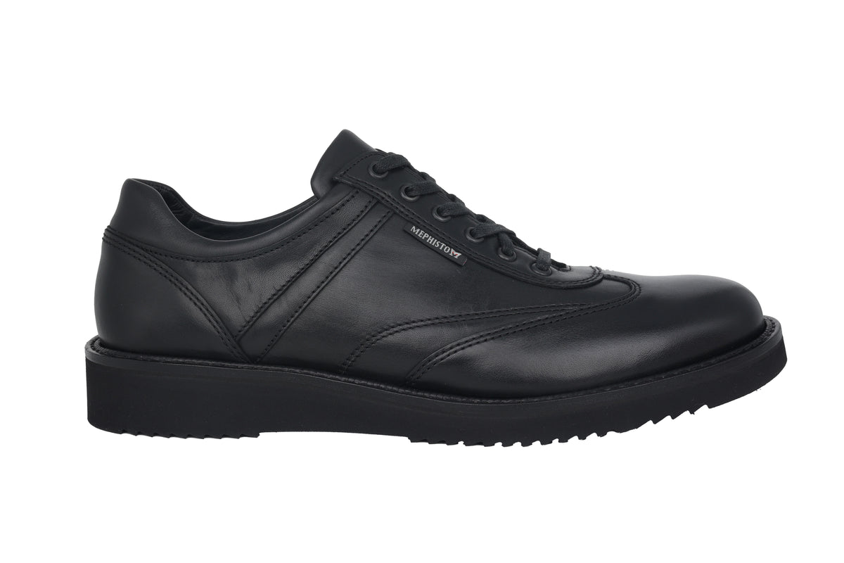 Mephisto Adriano - men's lace-up shoe - black leather - Chaplinshoes