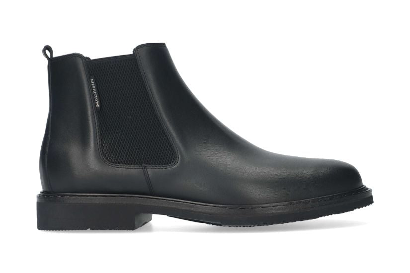 Męskie buty Chelsea Goodyear Mephisto Murray w kolorze czarnym