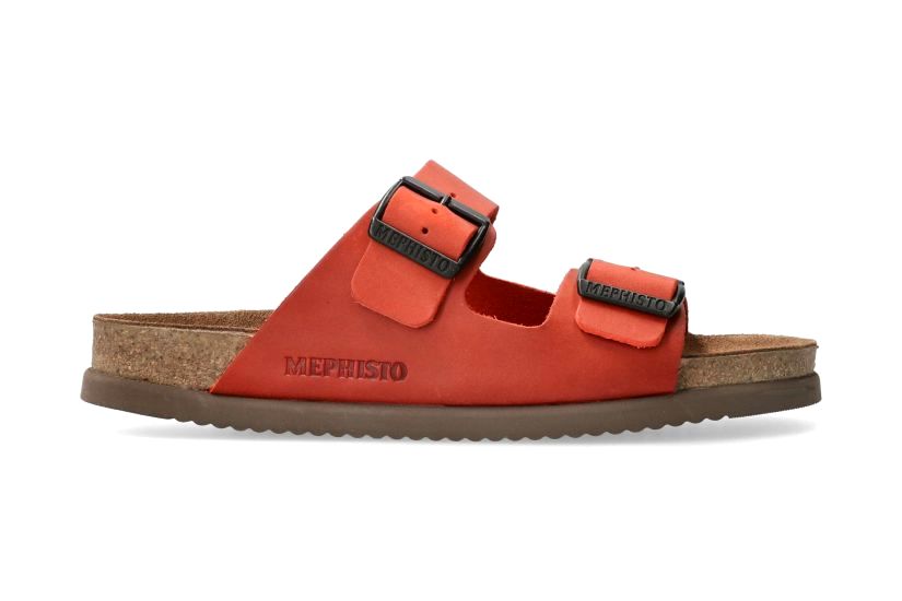 Mephisto Nerio men's sandal - red leather - Chaplinshoes