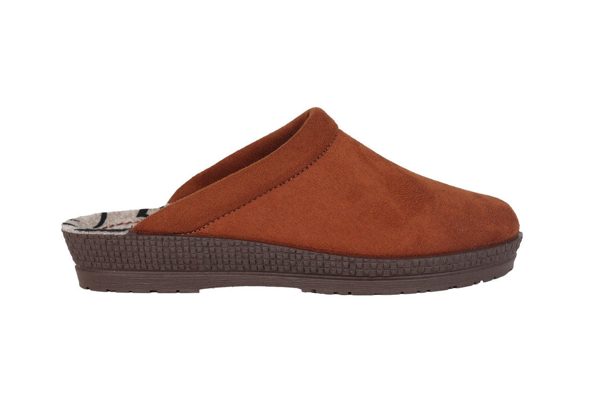 Rohde Neustadt - women's clogs - brown suede - Chaplinshoes