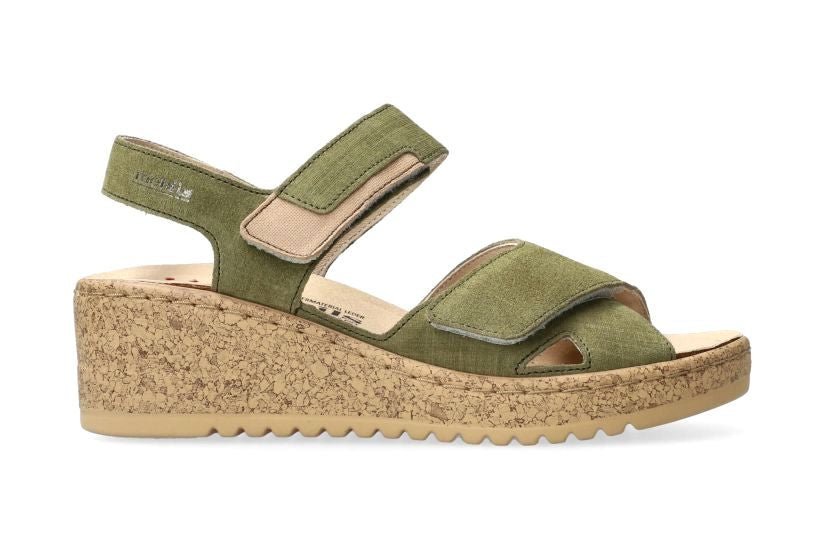 Mephisto Noor - Women's Sandals - Green Suede- Chaplinshoes