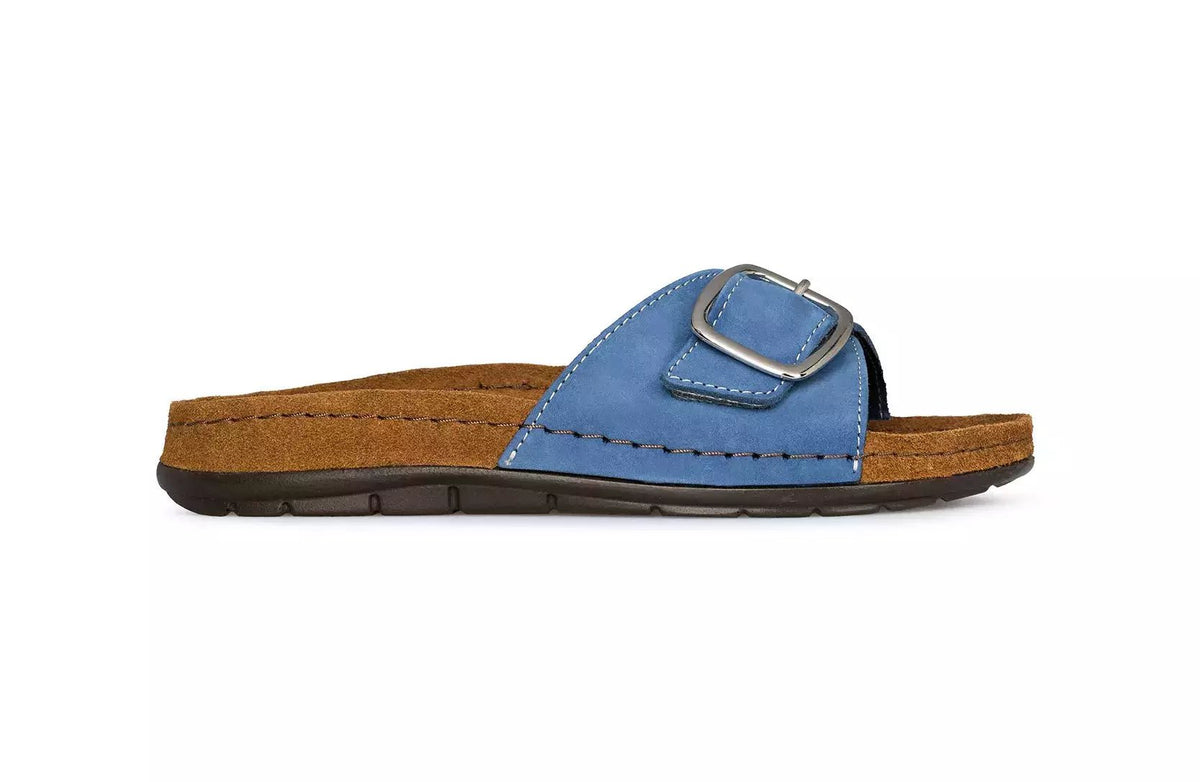 Rohde Rodigo-D - woman's Sandals - Blue leather - Chaplinshoes