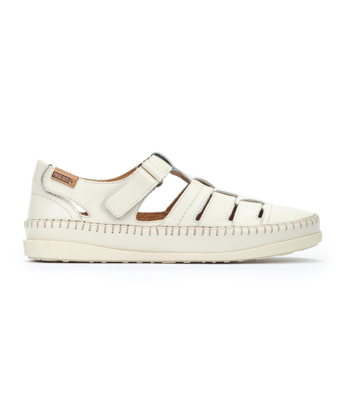 Pikolinos Soller - women's sandals - off white leather - Chaplinshoes