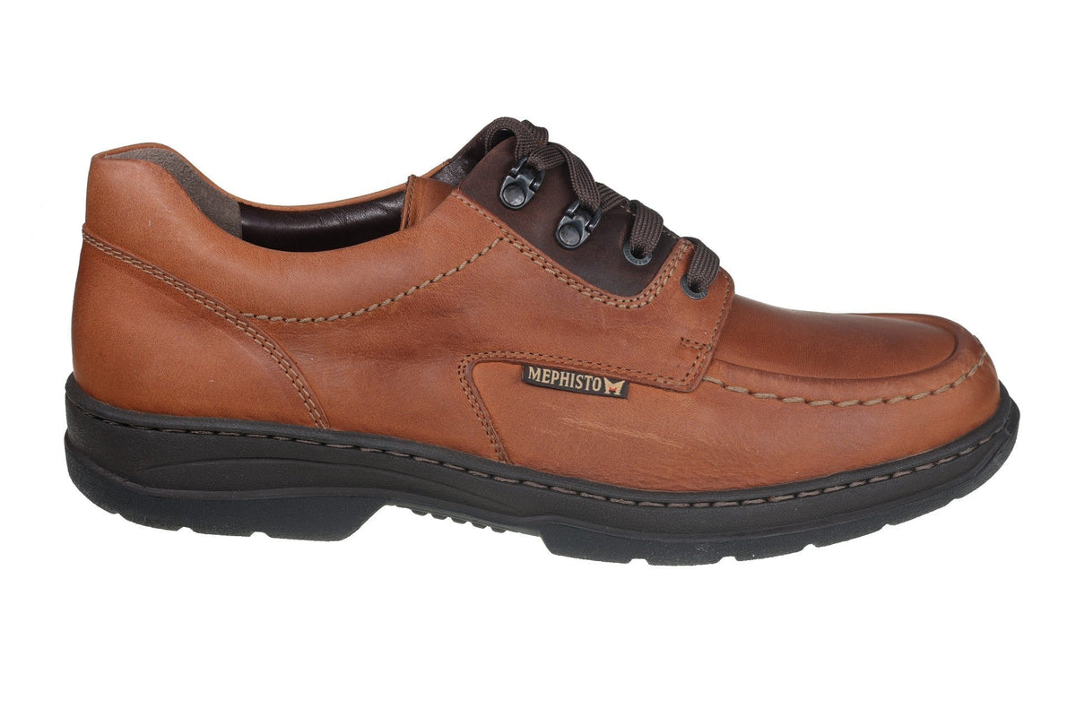 Mephisto 'Tiger' men's lace up shoe - brown nubuck - Chaplinshoes