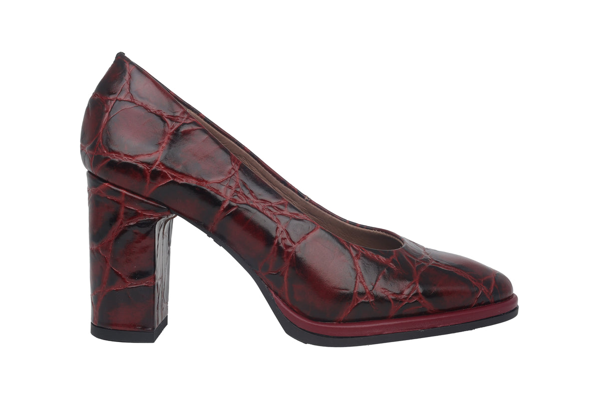 Wonders Denis - women's pumps - red leather - Chaplinshoes